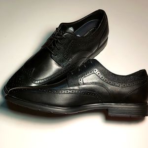 Shoes | Mens Black Wingtip Dress Shoes 15 | Poshmark